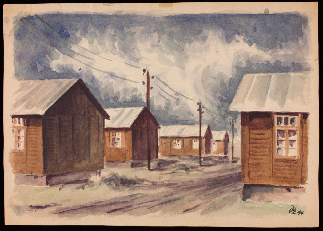 Artwork: South Barracks (of Terezin) | Museum of Jewish Heritage ...